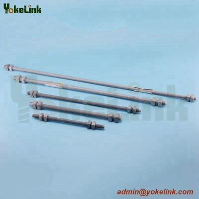 China Hot dip galvanized Double Arming Bolt for Pole Line Hardware for sale