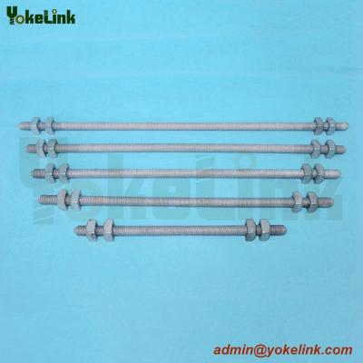 China Easy Installation full screw galvanzied steel Double Arming Bolts for sale