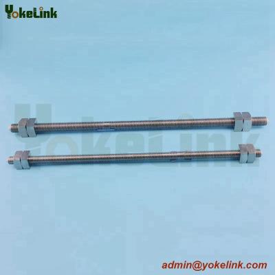 China ASTM standard double arming bolt WITH SQUARE NUTS for sale