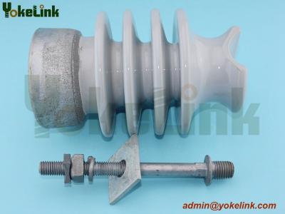 China post insulator pins voltage forged steel pins upset bolt cross arm pins line post stud H.D.G for sale