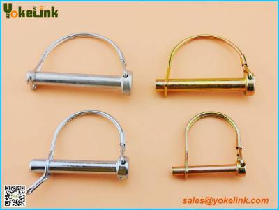 China 3/8 inch Zinc Plating Round Wire Lock Pins Shaft Locking Pin for Three Point Linkage for sale