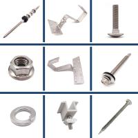 China Stainless Steel Double Threaded Self Drilling Hanger Bolts For Solar Systems for sale