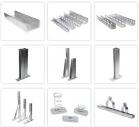 China 41X21mm Strut Channel Type C With Elongated Slotted Holes HDG/Pre-Galvanized/Powder Coated for sale