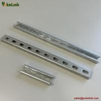 China Metal Strut Channel With Slotted Back | Half-Slot Steel U-Channel for sale