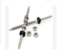 China Stainless Steel Flange Locknut Hex Flange Nut for Solar Panel Installation for sale