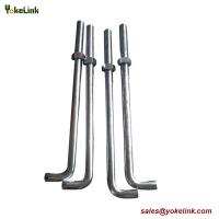 China ASTM F1554 Grade 36 Hot Dip Galvanized L Anchor Bolt L Hook Anchor Bolts for sale