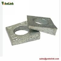 China F436 Square Beveled Structural Hardened Washer Medium Carbon Steel Hot Dip Galvanized for sale