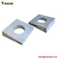 China F436 Square Beveled Structural Hardened Washer Medium Carbon Steel Hot Dip Galvanized for sale