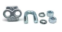 China Drop Forged Wire Rope Clip HDG For Poleline Deadend Hardware for sale