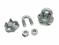 China Drop Forged Wire Rope Clip HDG For Poleline Deadend Hardware for sale