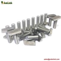 China M8 x 16mm Thread T Slot Drop-in Bolt T-Bolt Hammer Head Bolt T Screw Stud for sale