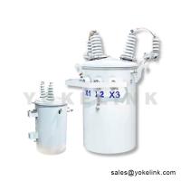 China 25kVA 13.8kv 120v/240v Single Phase Oil Immersed Transformer For Rural Utilities for sale