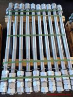China ASTM F1554 Grade105 Anchor Rod Galvanized With DH Nut Washer for sale