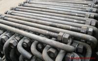 China ASTM F1554 Grade105 Anchor Rod Galvanized With DH Nut Washer for sale