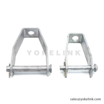 China Spool Insulator Deadend Clevis D Iron Bracket For Poleline Hardware for sale