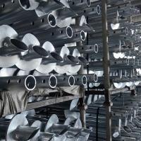 China Heavy-Duty Screw Piers Reliable Helical Screw Pile Producer Galvanized Helical Piles For Foundation Repair System for sale