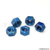 China Blue Wax ASTM A194 Gr 2H Hex Nut HDG For Hexagon Bolts For Structural Fasteners for sale
