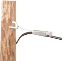 China Fiber Optic Drop Cable Stainless Steel Fitting Clamp Ftth Accessories Wire Tension Clamp for sale
