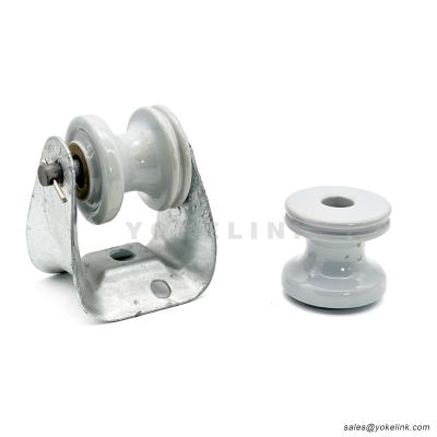 China ANSI 53-2 Porcelain Spool Insulator Type for Transmission Lines for Poleline Hardware for sale