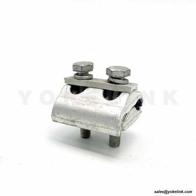 China LC52AX Parallel Groove Aluminum Clamp Single Center 3/8 Bolt for sale