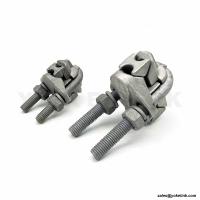China LC52AX Parallel Groove Aluminum Clamp Single Center 3/8 Bolt for sale