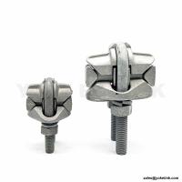 China LC52AX Parallel Groove Aluminum Clamp Single Center 3/8 Bolt for sale