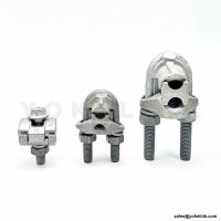 China LC52AX Parallel Groove Aluminum Clamp Single Center 3/8 Bolt for sale
