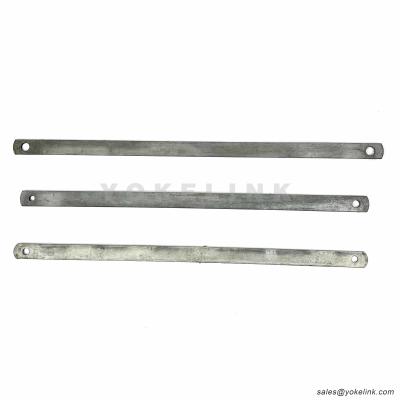China Overhead Line Light Type Pairs Flat Crossarm Braces for Pole Line Construction for sale