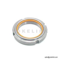 China Guk Nylon Self-Locking Round Nut For Machining Shaft Grooves for sale