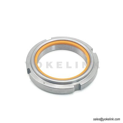 China Guk Nylon Self-Locking Round Nut For Machining Shaft Grooves for sale