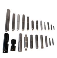 China Heavy Duty Steel Weld-on Bullet Hinges With grease fitting for sale