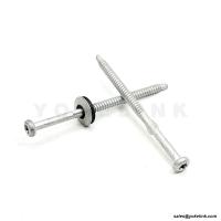 China Steel Structure Fittings Screws Bonded Washer Cross-Slotted Head Roof Sheet Metal Wood Self Tapping Screws for sale