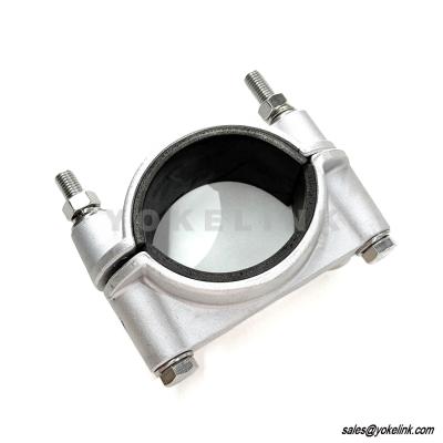 China Aluminum Cable Cleat Clamp Single Trefoil Cable Cleats Bolt for sale