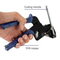 China Stainless Steel Cable Tie Gun Wrap Tool Metal Zip Tie Tightener Cable Tie Gun Tool with Release Tool for sale