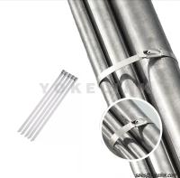 China Cable Tie 304 Stainless Steel Cable Ties Ball Lock Uncoated Ties for sale