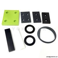 China UHMW PE Irregular Shape Machined Parts Wear Plates Cutting Drilling Service for sale