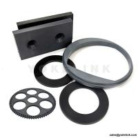 China Black UHMW-PE CNC Cutting Machining Wear-Resistant Bearing Gears Custom Sizes for sale