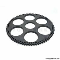 China Black UHMW-PE CNC Cutting Machining Wear-Resistant Bearing Gears Custom Sizes for sale