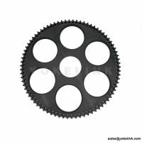 China Black UHMW-PE CNC Cutting Machining Wear-Resistant Bearing Gears Custom Sizes for sale