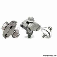 China Tin Plated Copper Parallel Groove Clamp, 8-2/0 AWG Aluminum/Stranded Copper Conductor for sale