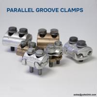 China Tin Plated Copper Parallel Groove Clamp, 8-2/0 AWG Aluminum/Stranded Copper Conductor for sale