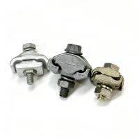 China Tin Plated Copper Parallel Groove Clamp, 8-2/0 AWG Aluminum/Stranded Copper Conductor for sale