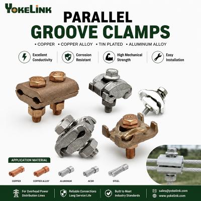 China Universal Copper & Aluminum Parallel Groove Clamp | Electrical Cable Connector Clamps for sale