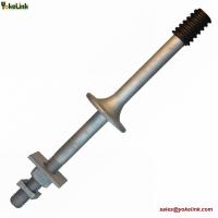 China Crossarm Pin HDG | High Voltage Poleline Fasteners | ANSI C135.17 Insulator Pin for sale