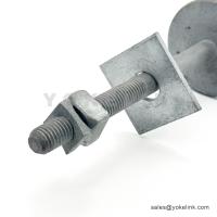 China Wide Base Crossarm Pin HDG | Nylon Thread Insulator Stud | ASTM A153 Crossarm Pin for sale