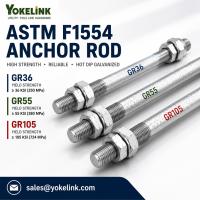 China ASTM F1554 Grade 55 Anchor Rods 3/4''–2 for Utility Pole Foundations for sale
