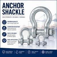 China HDG G209 Bow Anchor Shackle | Lifting Rigging Marine Hardware | RR-C-271 Anchor Shackle for sale