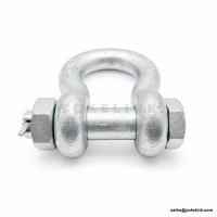 China Utility Transmission Line Anchor Shackle | Forged Carbon Steel | ASME B30.26 Anchor Shackle for sale