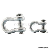 China Utility Transmission Line Anchor Shackle | Forged Carbon Steel | ASME B30.26 Anchor Shackle for sale