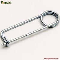 China Spring Wire Coiled Tension Safety Pin, Diaper Pin Zinc Finish Safety Pin Wire for sale